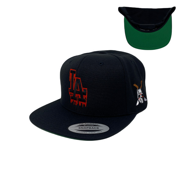 Unbranded | Accessories | Los Angeles La Drip Red Mask Snapback Hat Cap ...